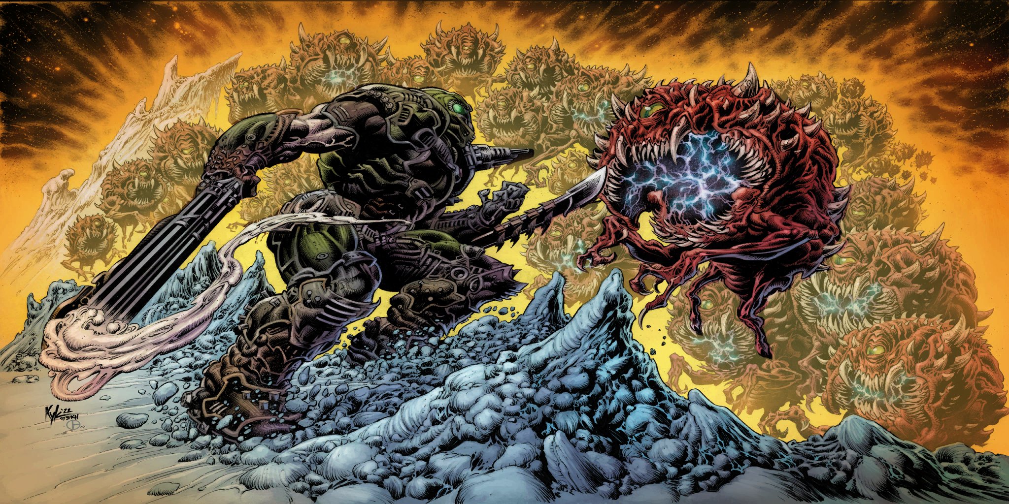 Fortnite Capítulo 4: As armaduras do Doom Slayer