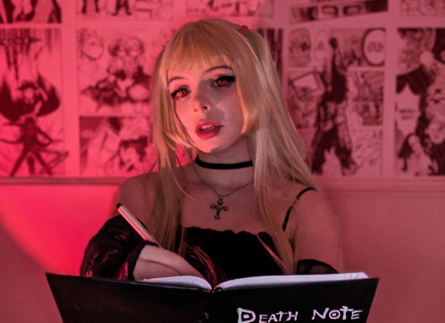 Novas fotos do belo cosplay da Misa Amane, de Death Note, da Akemimiki